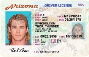 Arizona (AZ) – Drivers License PSD Template Download - ID Viking