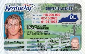 Kentucky (KY) – Drivers License PSD Template Download - ID Viking