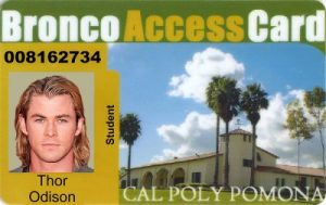 Cal Poly Student ID (California Polytechnic State University) - ID Viking