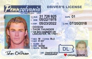 Pennsylvania NEW (PA) Drivers License – Scannable Fake ID - ID Viking